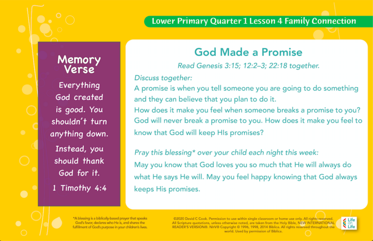 God Made a Promise | Life on Life | Youth Sunday School Curriculum