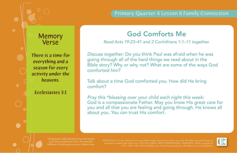 God Comforts Me | Life on Life | Children's Bible Lessons