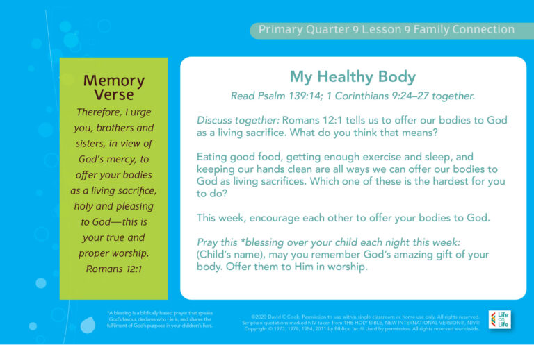 My Healthy Body | Life on Life | Children's Bible Lessons