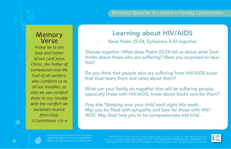 Learning about HIV/AIDS | Life on Life | Sunday School Curriculum for Kids