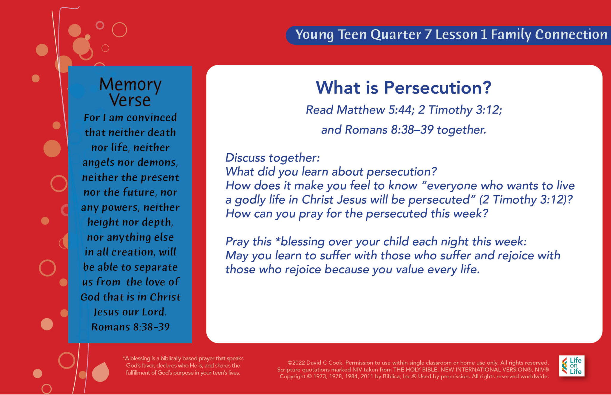 What Is Persecution? | Life on Life | Kids Bible Lessons
