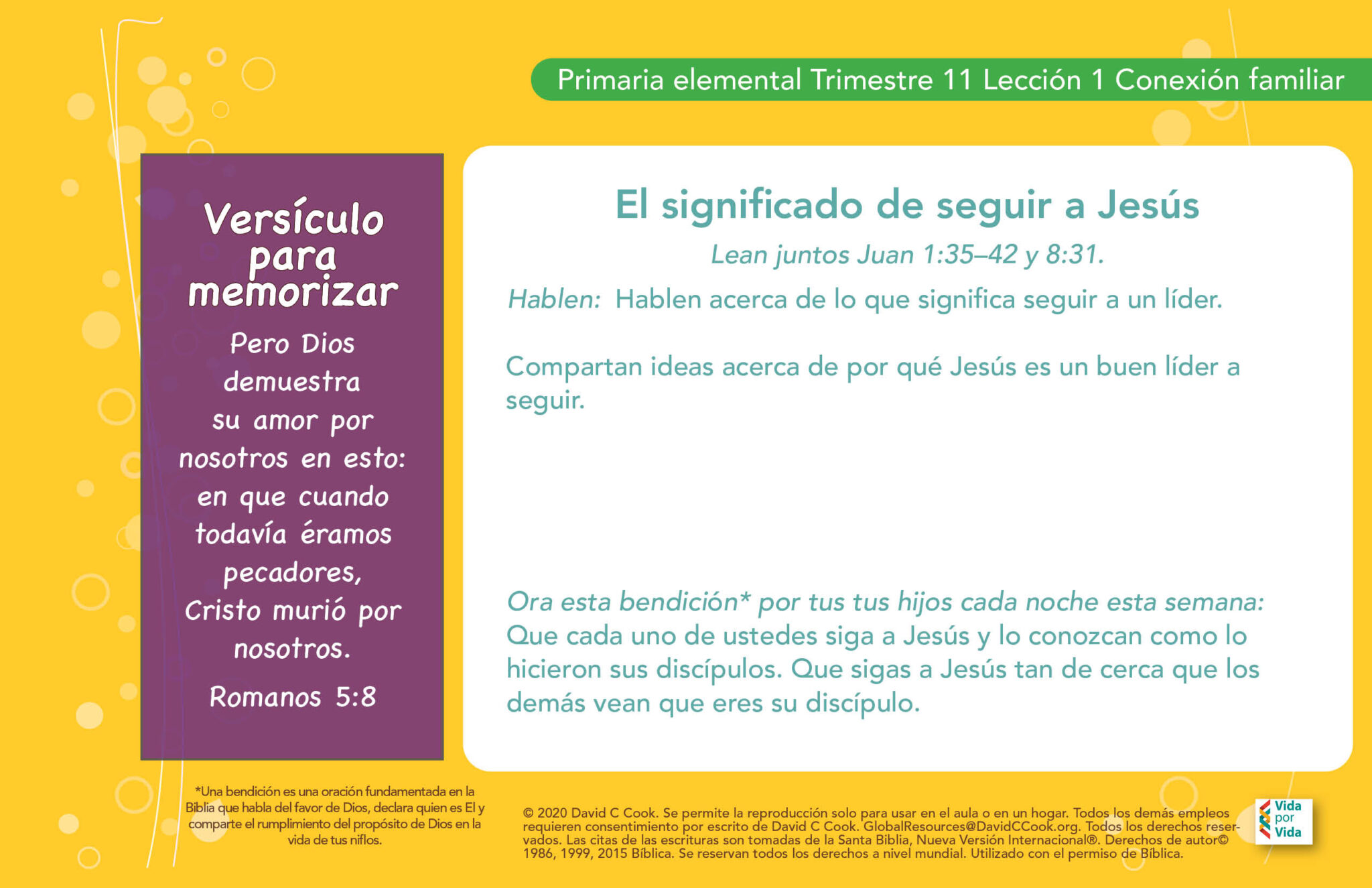 El significado de seguir a Jesús | Vida por Vida | Lecciones de la ...