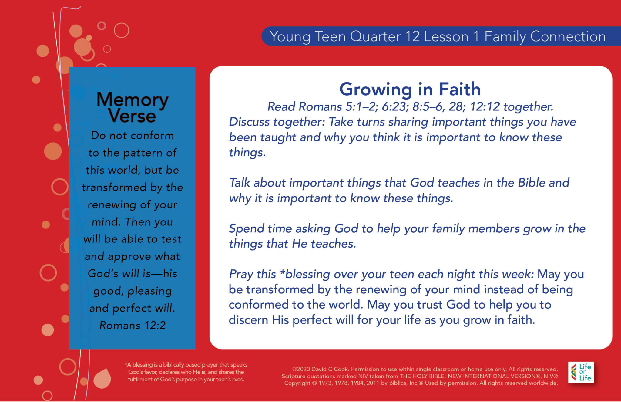 Growing in Faith | Life on Life | Sunday School Curriculum for Kids